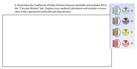 Solved Determine The Coefficient Of Static Friction Chegg Com