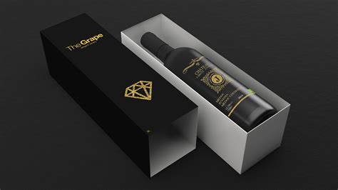 葡萄酒酒标 平面包装丢丢的易辣馆原创作品 站酷zcool