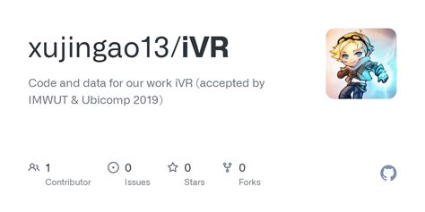 GitHub Xujingao13 IVR Code And Data For Our Work IVR Accepted By