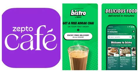 Zepto Announces Zepto Cafe Blinkit Launches Bistro For 10 Minute