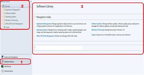 Beginners Guide Step By Step Sccm Console Nodes Overview