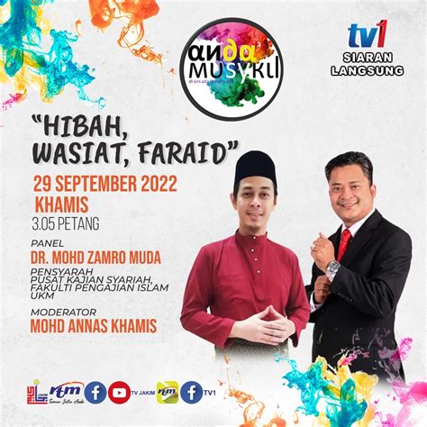 Saluran TV1 On Twitter Ikuti Kupasan Menarik Bertajuk Hibah Wasiat