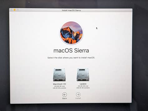 Partition Install Macos Sierra On Macintosh Hd Or On Update Ask