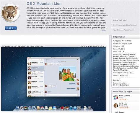 OSX Mountain Lion Has Been Released Irish Internet Technology News