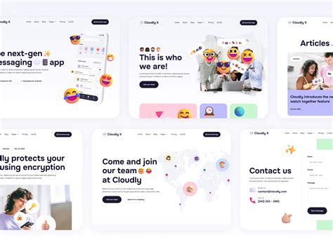 Tech App Webflow Template Cloudly X BRIX Templates