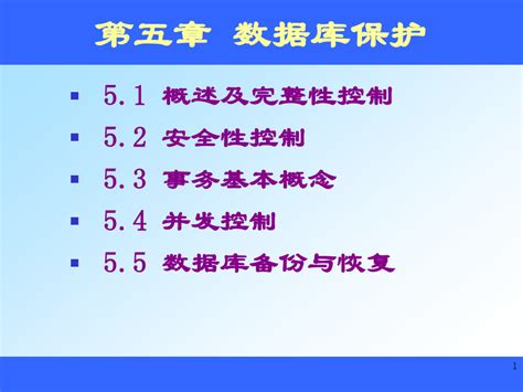 09 Ppt010 第十章 数据库保护word文档在线阅读与下载无忧文档