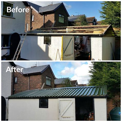 Shed Roof Before And After Chesterfield Roof Repair