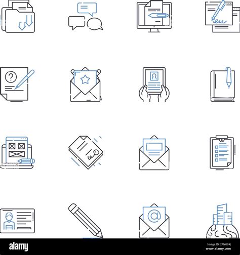 Cloud Nerk Line Icons Collection Virtualization Scalability Integration Automation