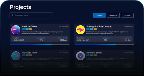 Lfi Launchpad Tokens Dapps