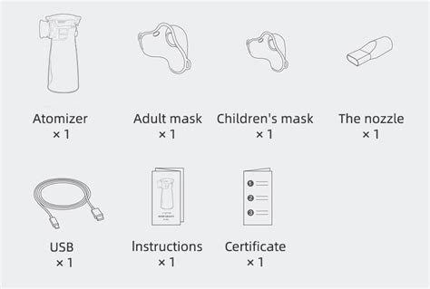 Portable Mesh Nebulizer Ultrasonic Machine Rechargeable And Battery