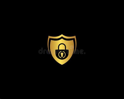 Abstract Shield Security Logo Templates Stock Vector Illustration Of