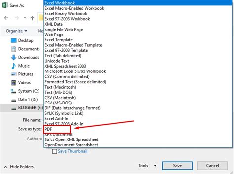 Termudah Cara Menyimpan File Excel Menjadi Pdf Itpoin