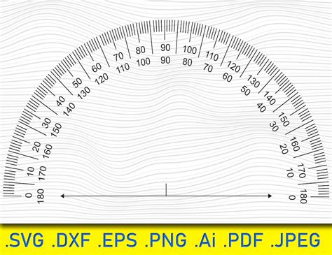 Protractor Svg Image Protractor Vector Protractor Iron On Svg Protractor Svg File Protractor