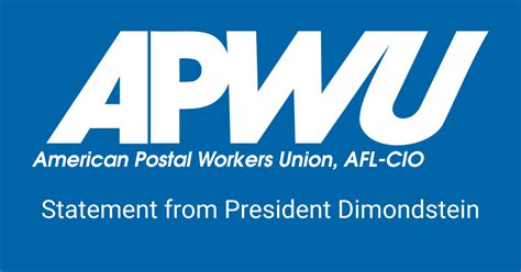 Statement By Apwu President Mark Dimondstein On Congressional Action