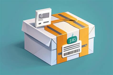 Premium Photo 3D Return Parcel Sign Package Tracking Symbol Exchange