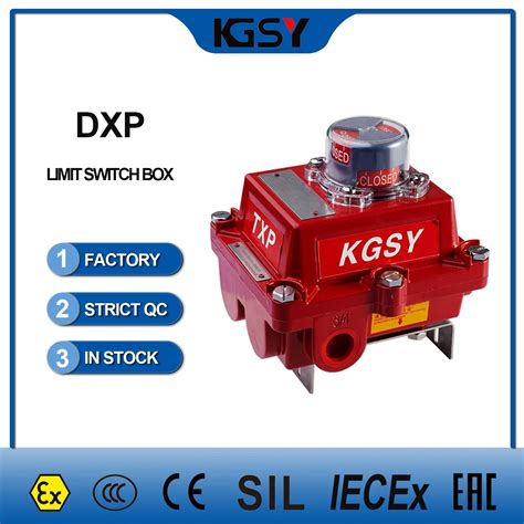 Dxp Limit Switch Box Valve Position Monitor Mechanical Switch Explosison Proof Valve Switch Box