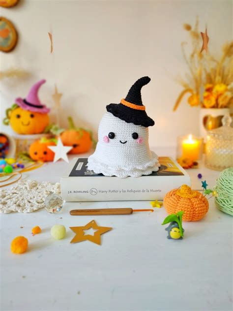 Boooooo Halloween Ghost Amigurumi Pattern Amigurumi