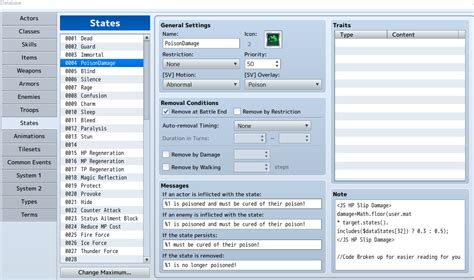 Trying To Edit Damage Formula Based Upon States Rpg Maker Forums