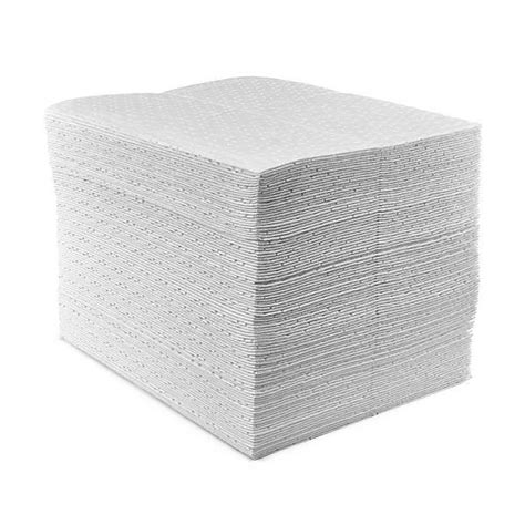 Oil Absorbent Pads Hydrophobic Oil Fuel Soak Up Mats 1ltr Per Pad
