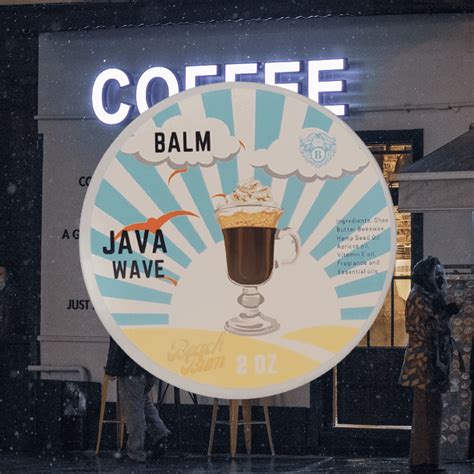 Java Wave Beard Balm Rich Coriander Dark Amber Hint Of Robust Coff Beach Bum Beards Care