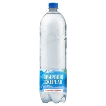 Вода мінеральна Природне Джерело сильногазована 1,5л - замовити ...