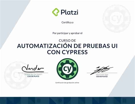 Curso De Automatización De Pruebas Ui Con Cypress Platzi