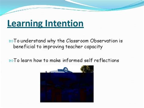 Classroom Observation The Importance Of Informed Self Reflection