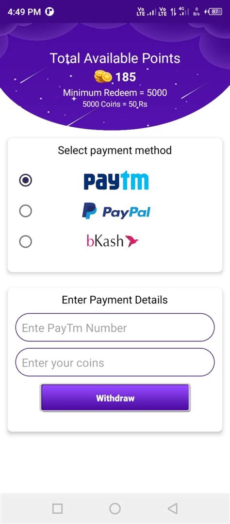 cash rewards android earning app with admin panel