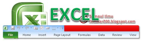 Fungsi Menu Di Microsoft Excel Sampul Ilmu
