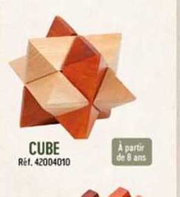 Promo Cube chez Nature et découvertes iCatalogue fr