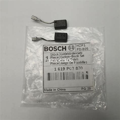 Original Bosch Carbon Brush 1619P02870 for Grinder GWS7-100, 13x8x6.5mm ...