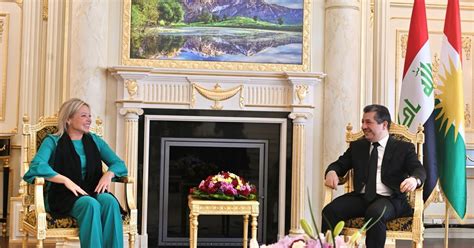 مسرور بارزاني وبلاسخارت يؤكدان أهمية ضمان حقوق كوردستان الدستورية