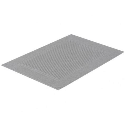 Piso Canelado Toalha para Pés 48x70cm Cinza Buddemeyer Banho