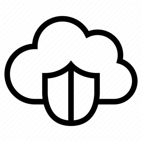 Shield Cloud Protection Cloud Computing Data Security Icon Download On Iconfinder