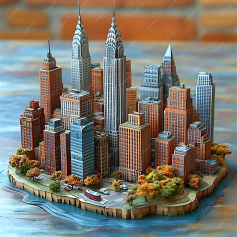 Papercraft Urban Cityscapes Miniature 3d Paper Models Of Bustling