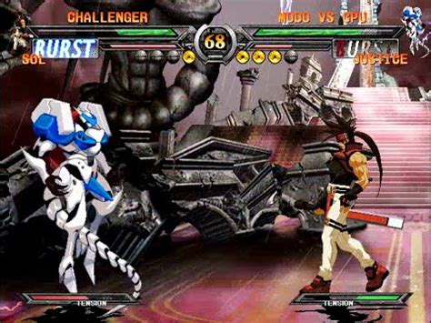 Guilty Gear XX Reload Vs CPU Sol Badguy Vs Justice YouTube