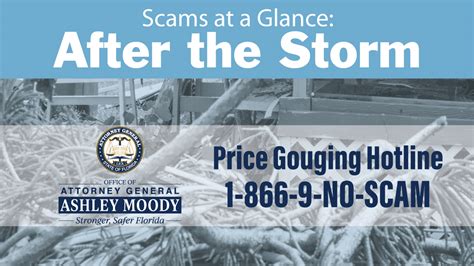 Attorney General Moody Warns Floridians About Scams Following Tornadoes