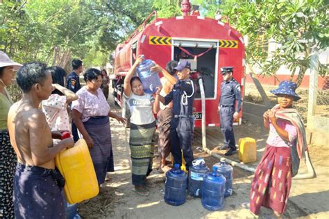 မင်းဘူးခရိုင်၌ အပူချိန်မြင့်မားသည့် နွေရာသီကာလ သောက်သုံးရေ အခက်အခဲဖြစ်ပေါ်ပါက ခရိုင်နှင့် မ