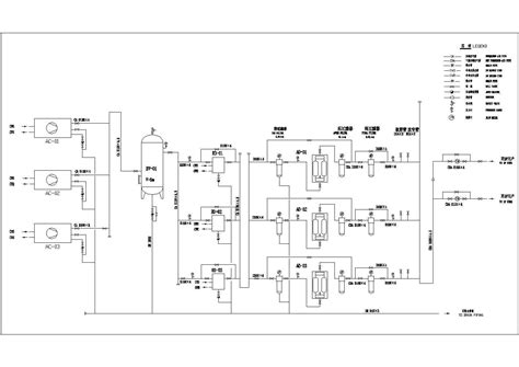 压缩空气系统流程cad设计图纸 土木在线