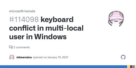 Keyboard Conflict In Multi Local User In Windows Issue Microsoft Vscode GitHub