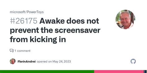 Awake Does Not Prevent The Screensaver From Kicking In · Issue 26175