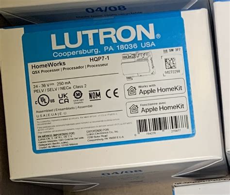 Lutron Homeworks Qsx P7 1 Processor Bstock2cash