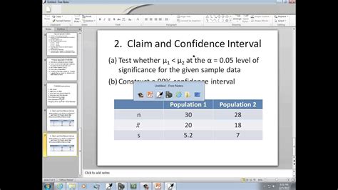 Elementary Statistics Inference About Two Means Independent Samples