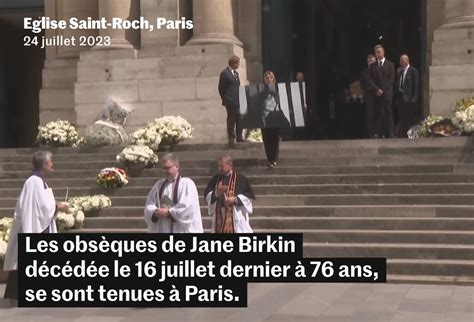 Vidéo Enterrement de Jane Birkin