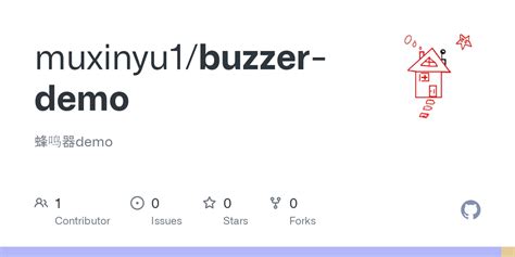 Github Muxinyu Buzzer Demo Demo