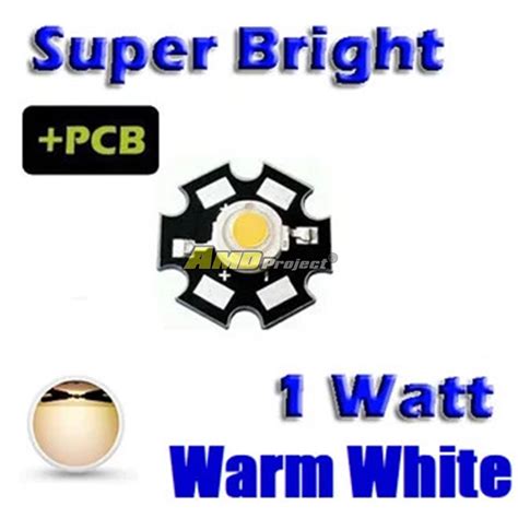 Jual LED HPL 1W Heatsink Pendingin Warmwhite High Power 1 Watt