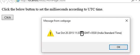 Setutcmilliseconds Method In Javascript Tech Funda