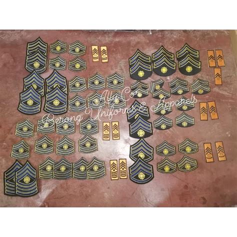Bfp Ranggo Rank Patch Dress Blue Goa Tangerine Shopee Philippines