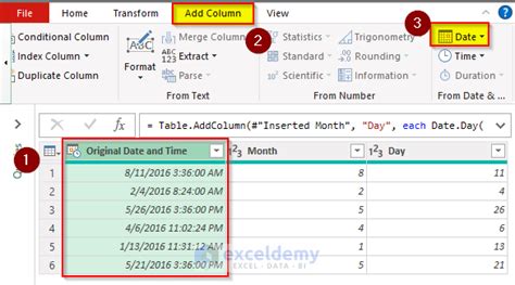 How To Separate Date In Excel Using Formulas Methods