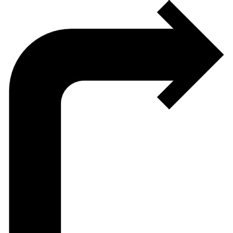 Curved Arrow Icon